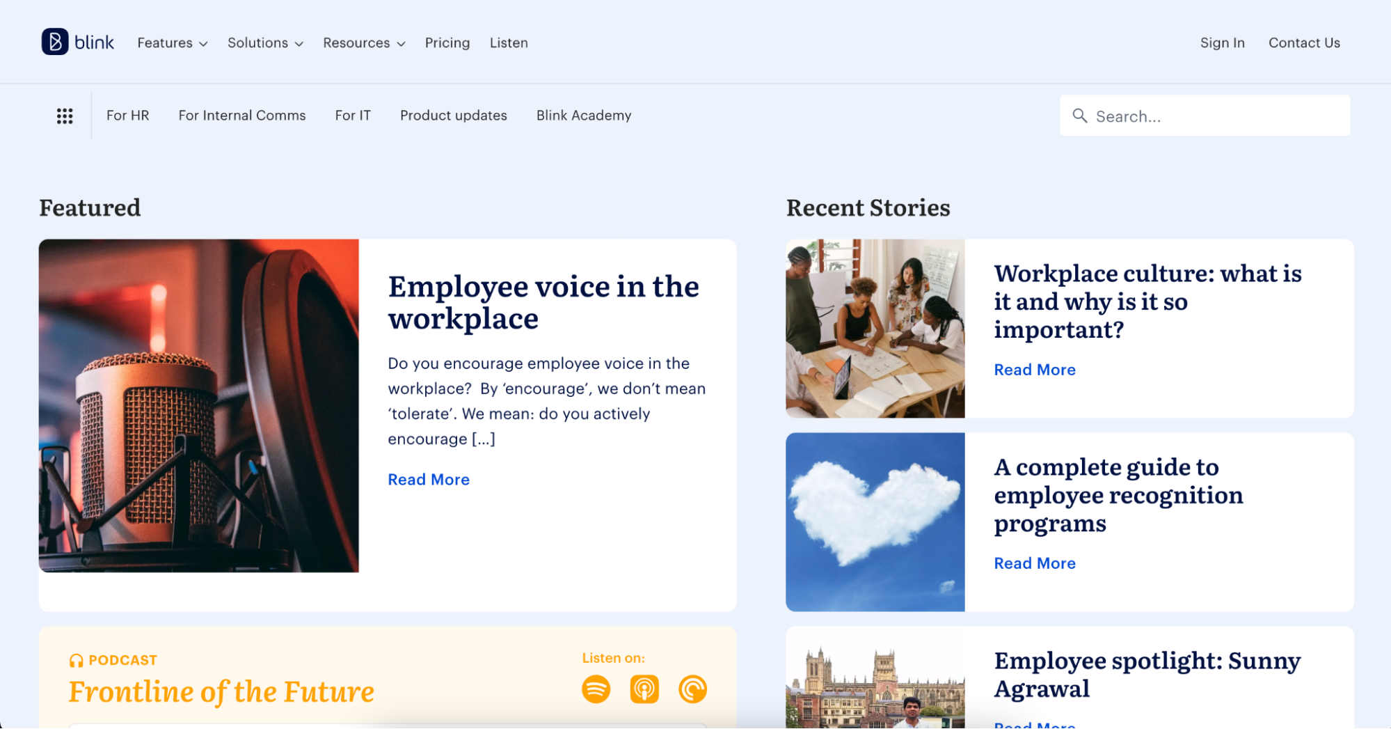 5 Examples of High-Converting Blog Homepage Layouts - Designs For Marketers